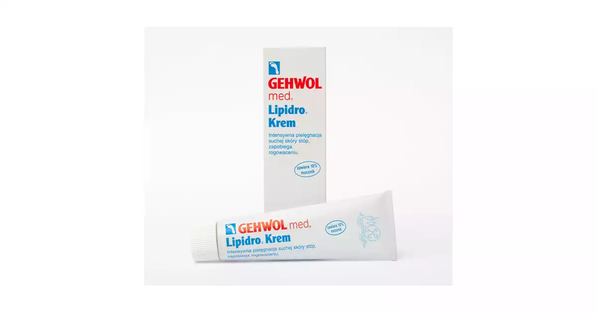 GEHWOL Lipidro Creme - Krem silnie nawilżający do stóp - 20ml - Przepis ...